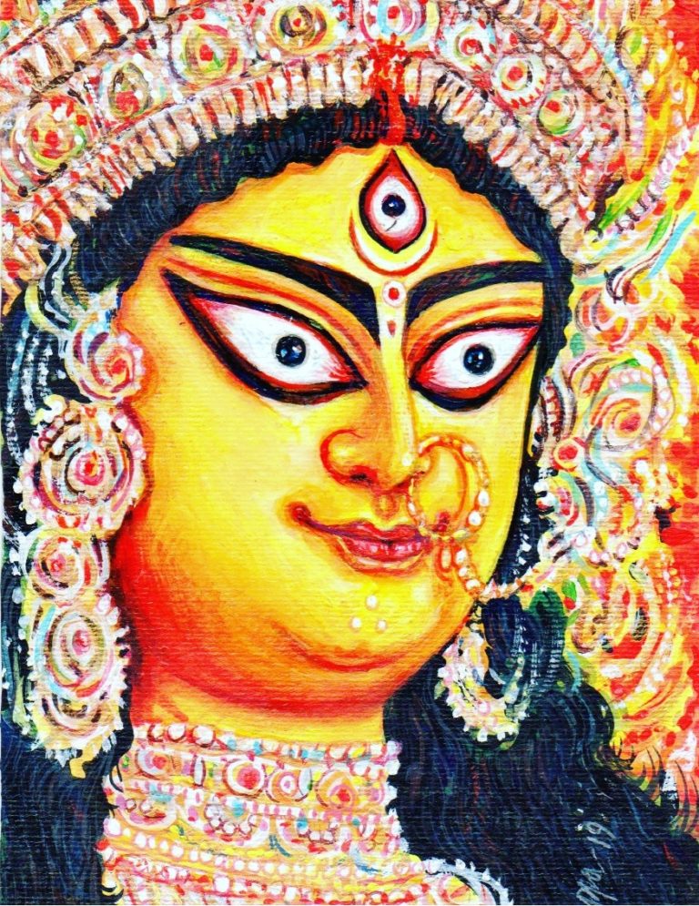 Durga Goddess of war | Durga Devi fighting | Gallery of Gods